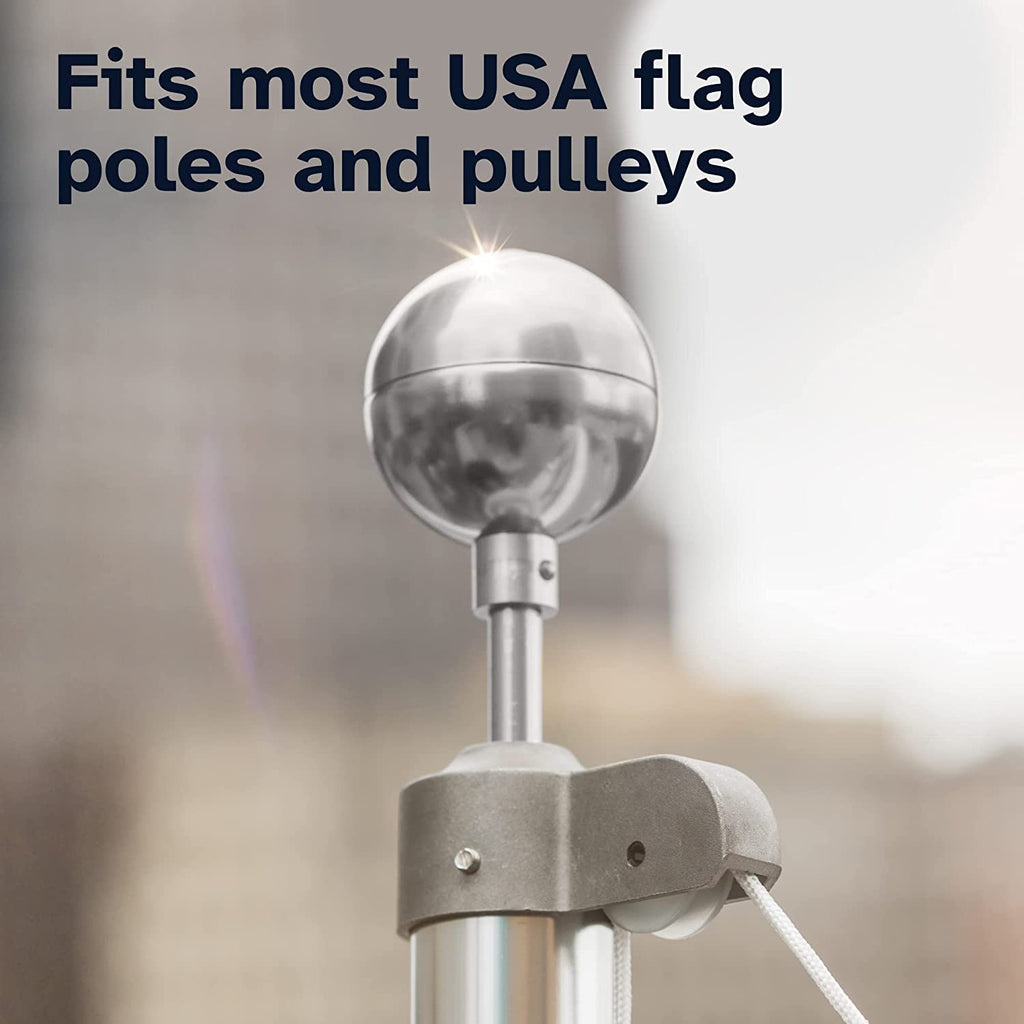 Elegant Flagpole Ball Topper - Gold Finish – Deneve